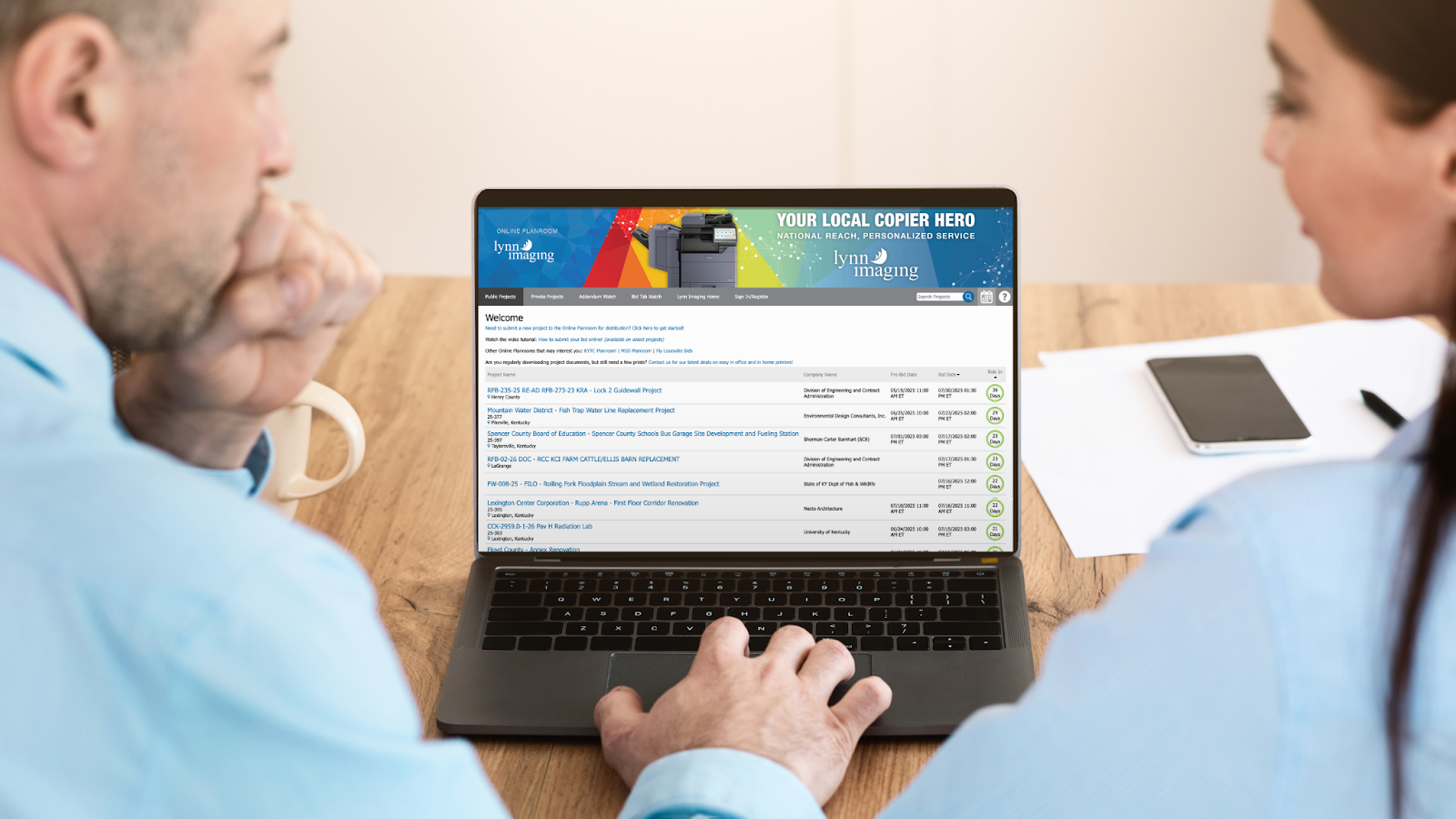 How to Easily Manage Your Project Bids with Lynn Imaging’s Planroom How ...